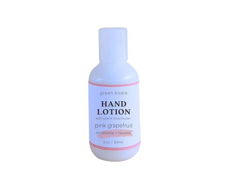 Pink Grapefruit Hand Lotion for Dry Skin 2oz | Natural Care | Green Koala®
