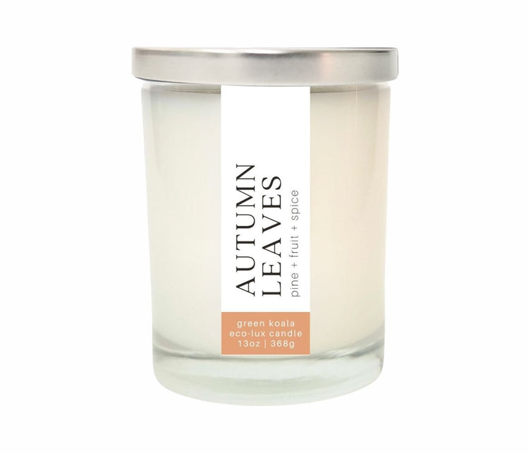 Autumn Leaves Candle 13oz | Clean Coconut Wax – Green Koala