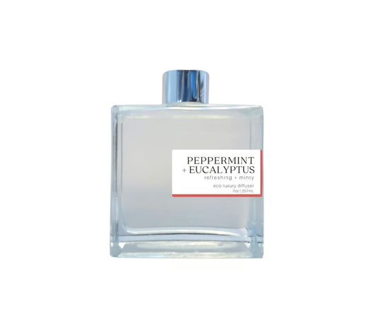 Peppermint Eucalyptus Scented Non-toxic Reed Diffuser | Green Koala®